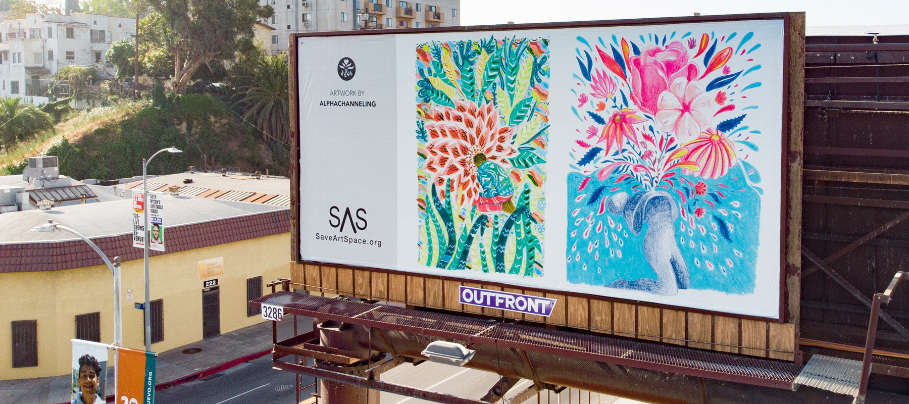 Cosmic Shift: Billboard Exhibition – ALPHACHANNELING